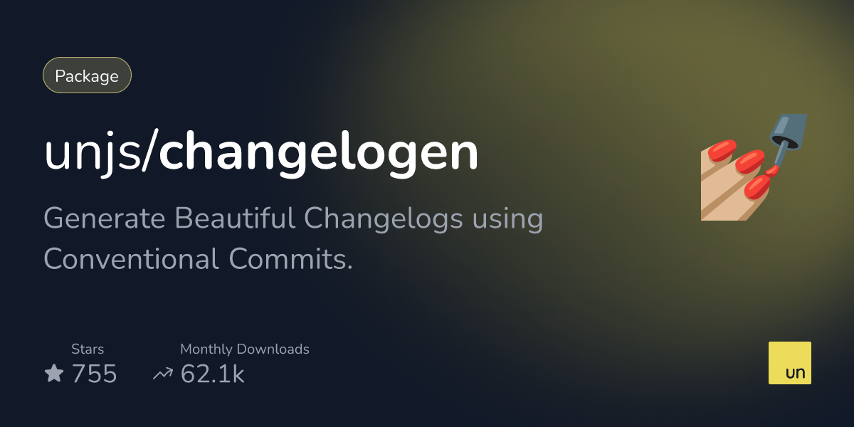 changelogen · Packages · UnJS