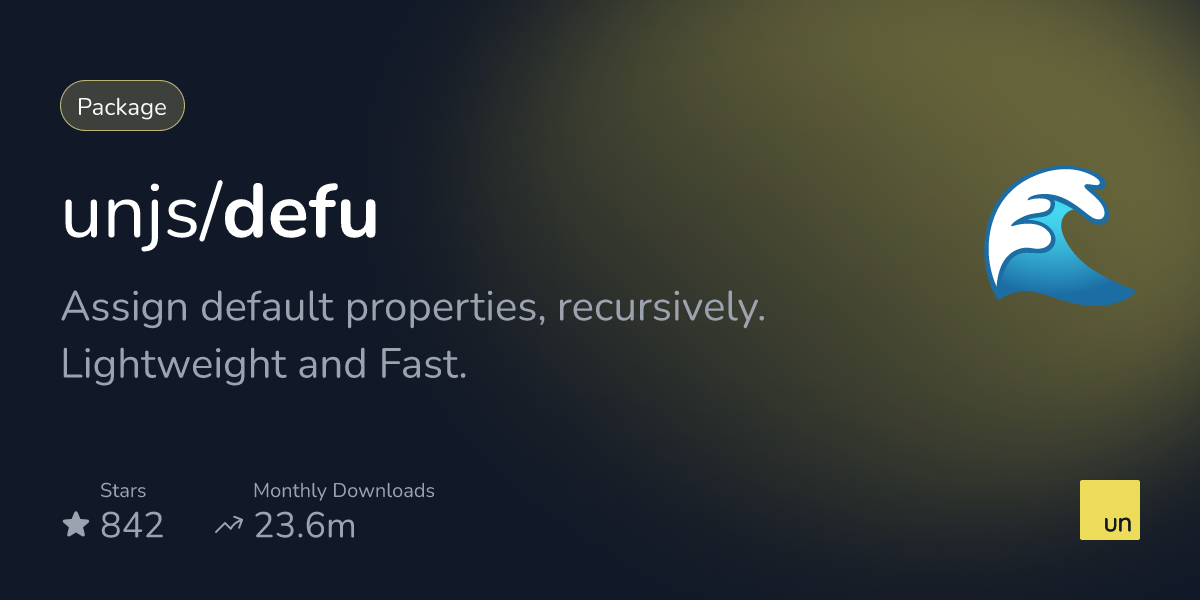 defu · Packages · UnJS