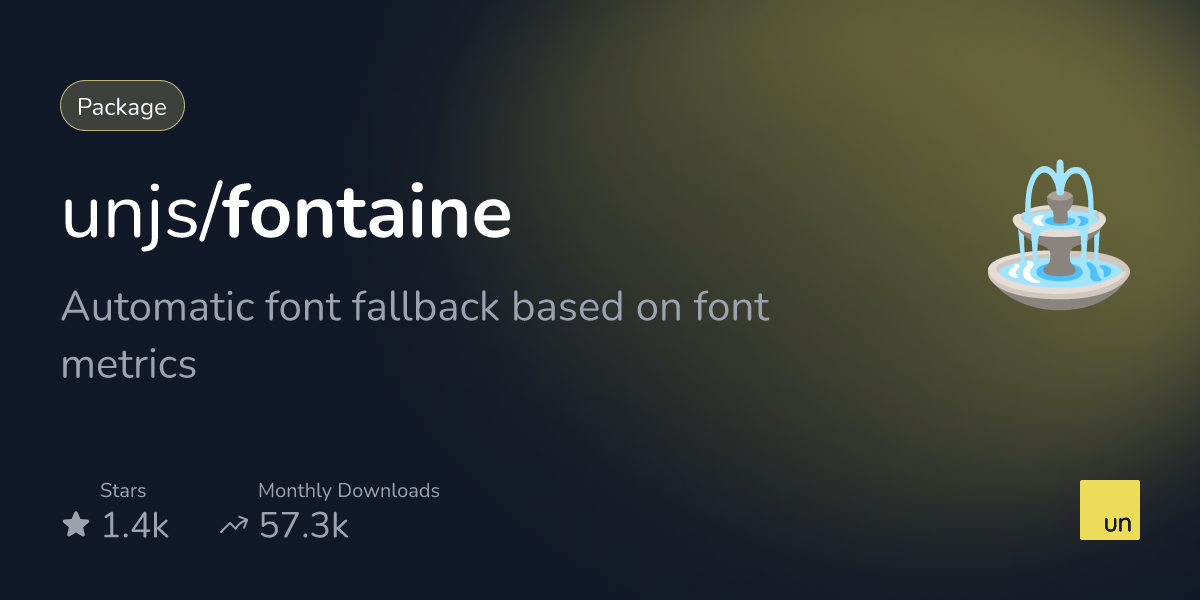 fontaine · Packages · UnJS