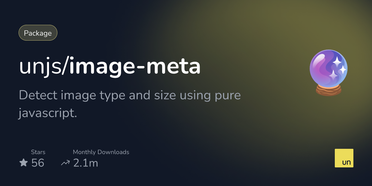 image-meta · Packages · UnJS