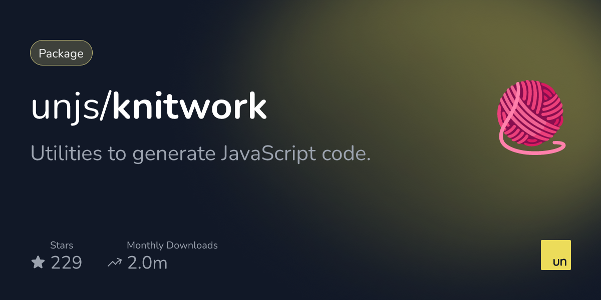 knitwork · Packages · UnJS