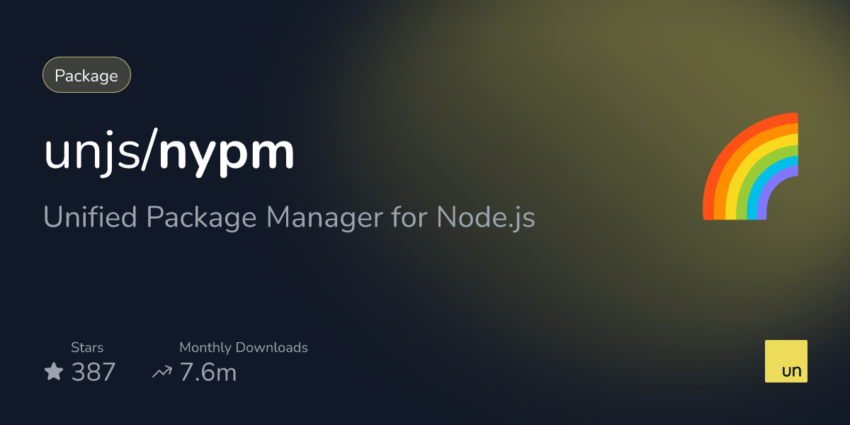 nypm · Packages · UnJS