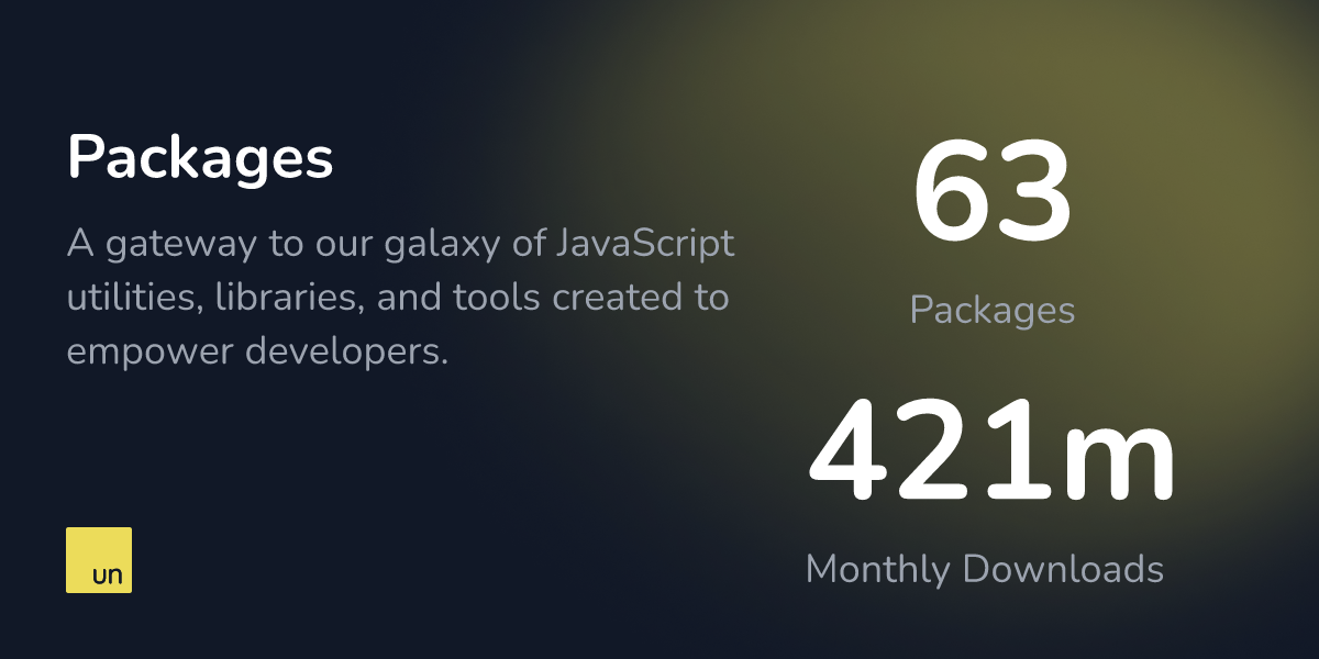 Packages · UnJS