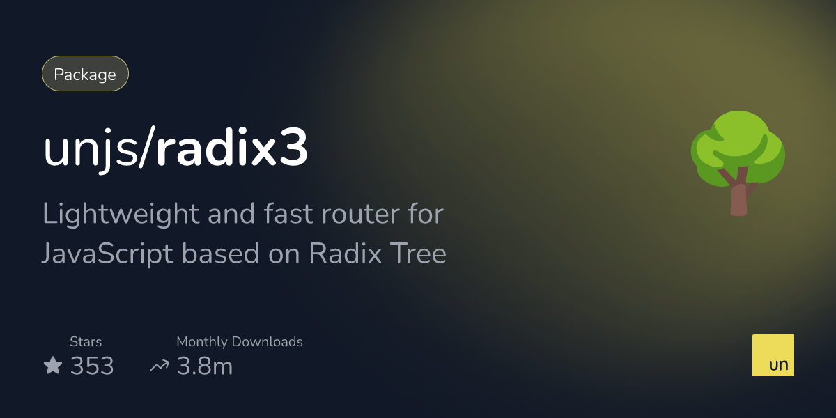 radix3 · Packages · UnJS