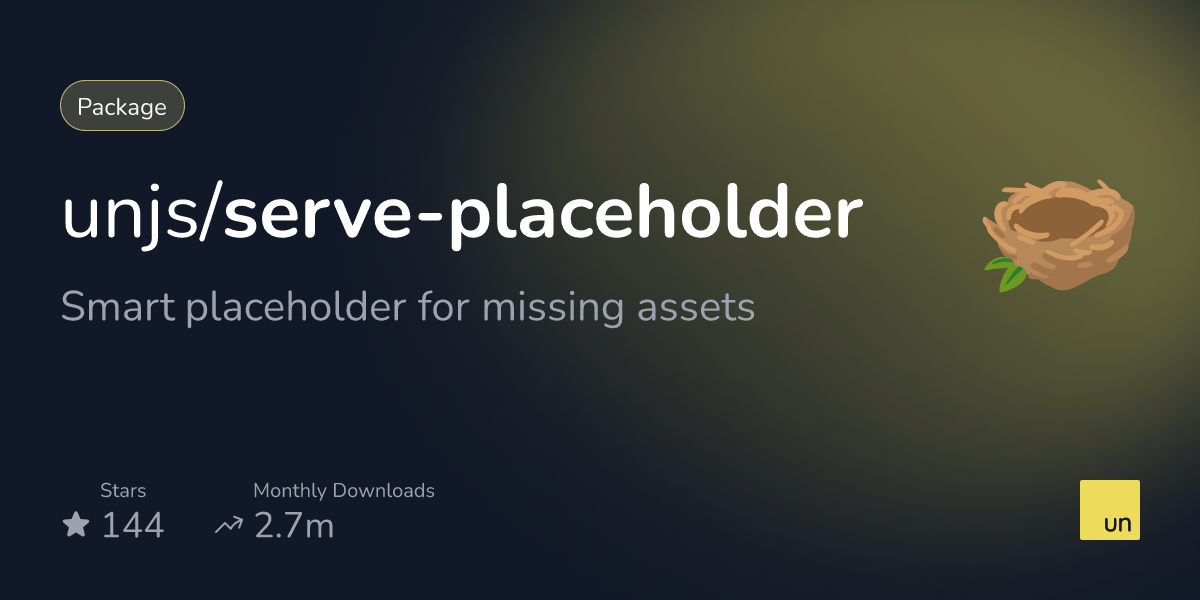 serve-placeholder · Packages · UnJS