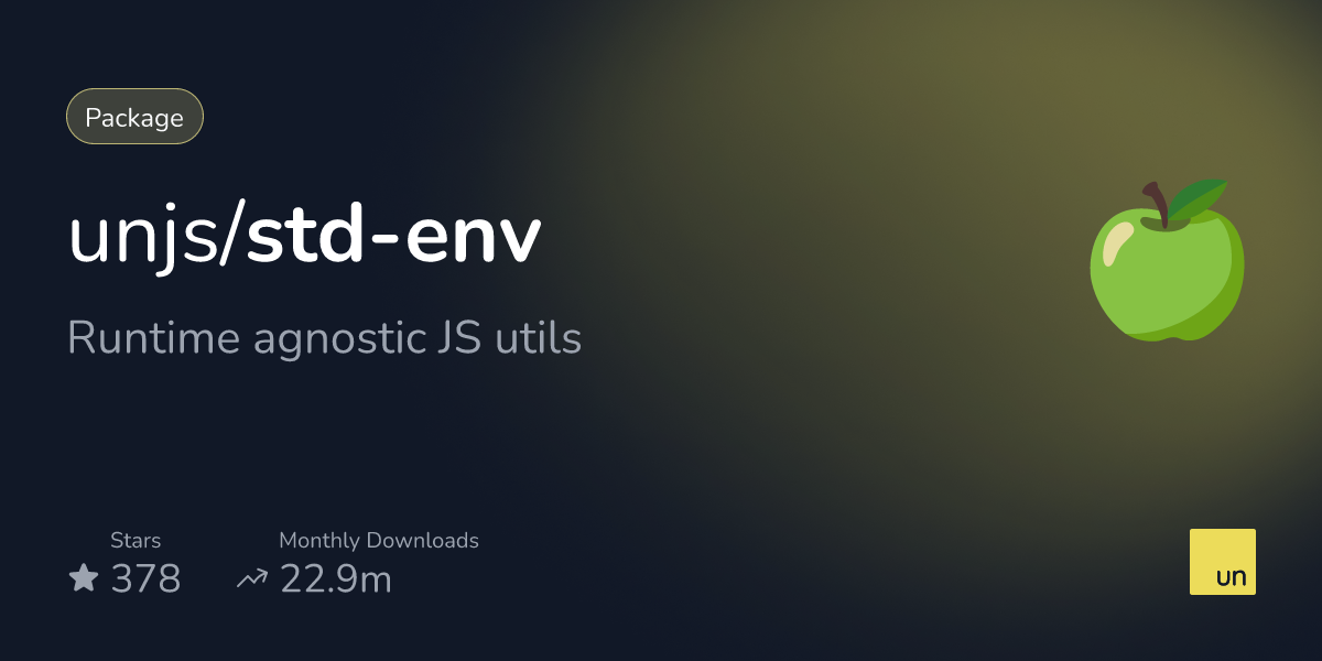 std-env · Packages · UnJS