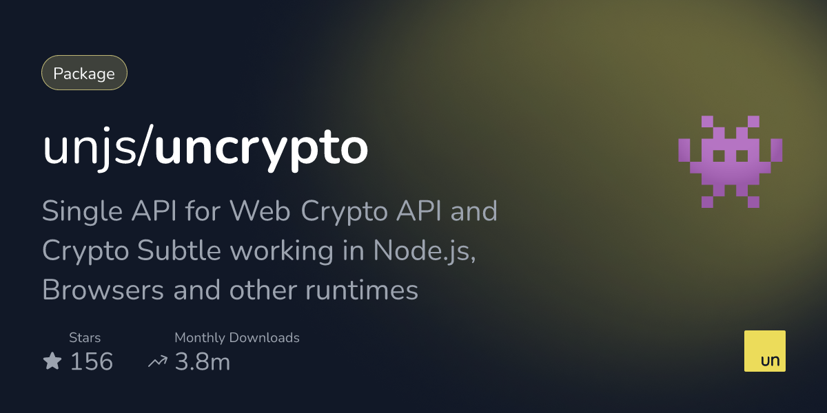 Uncrypto · Packages · Unjs 