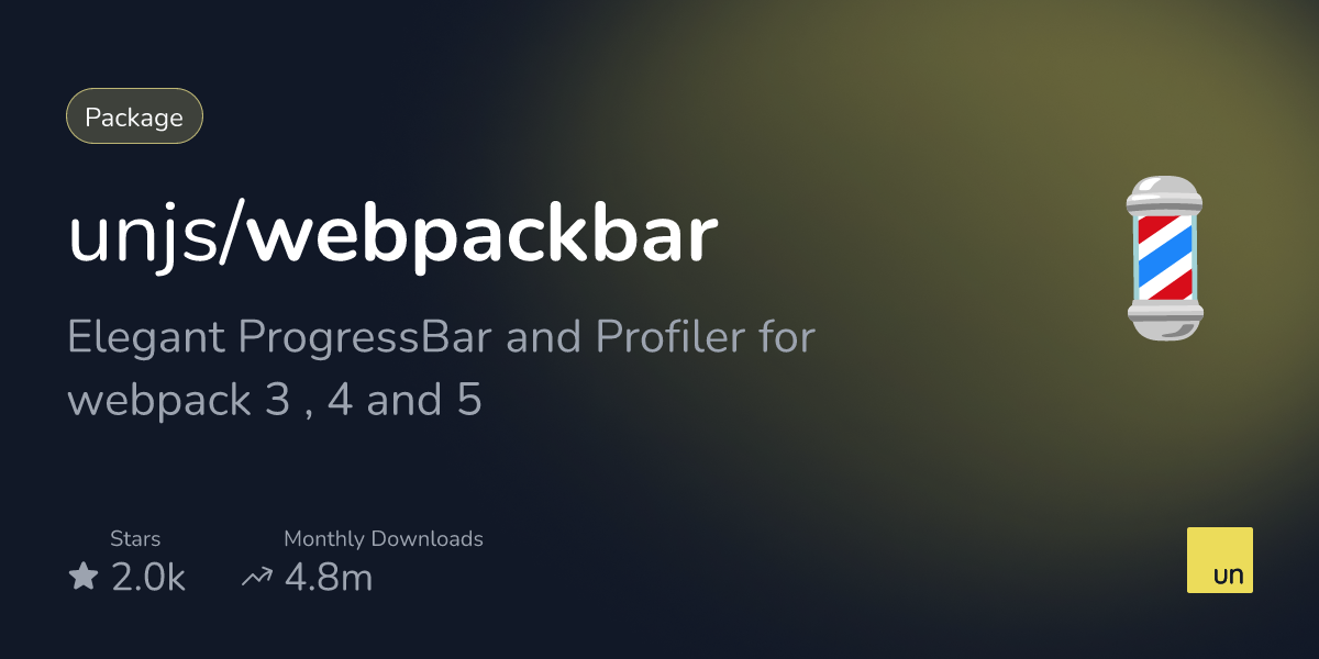 webpackbar · Packages · UnJS
